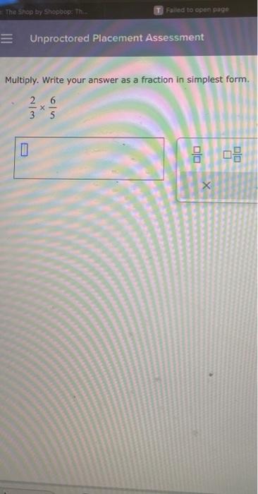 Solved Multiply. Write your answer as a fraction in simplest | Chegg.com