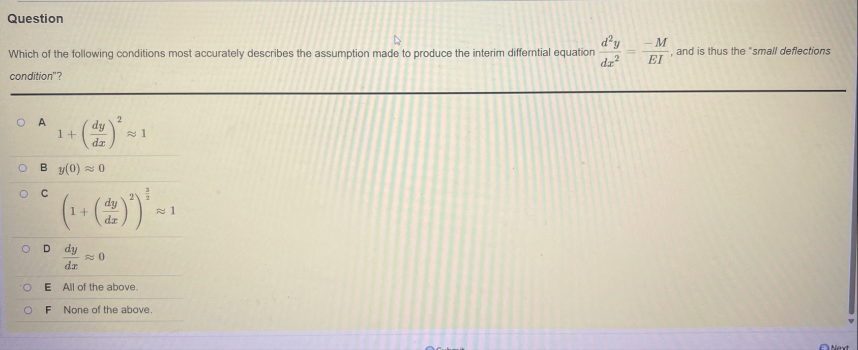 Solved QuestionWhich of the following conditions most | Chegg.com