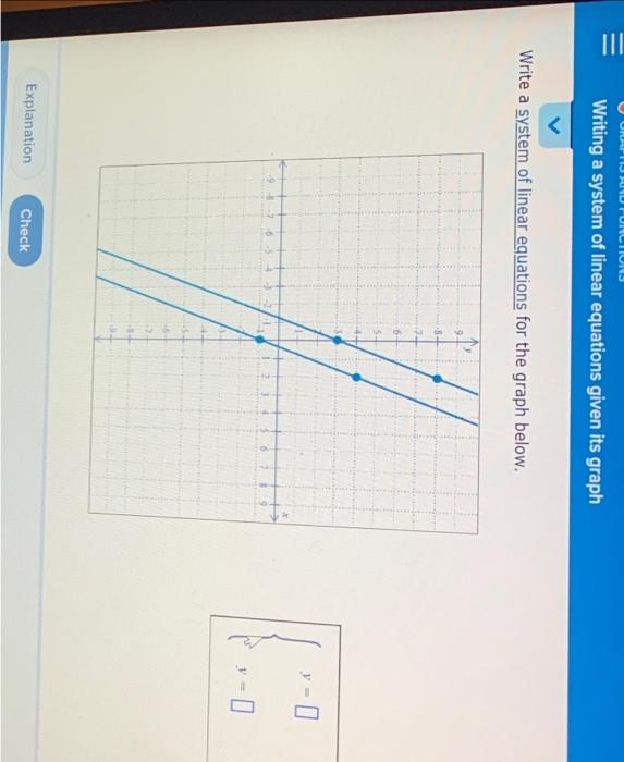 Solved GRAPHIS AND FONCTIONS Writing a system of linear | Chegg.com