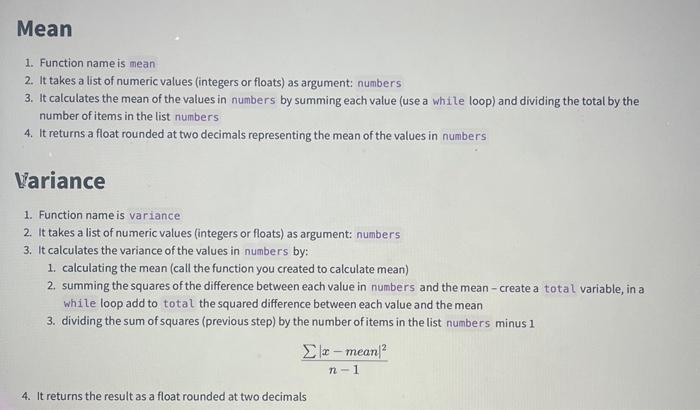 Solved Heres the built in functions you are allowed to use: | Chegg.com