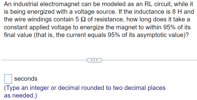 Solved seconds(Type an integer or decimal rounded to two | Chegg.com