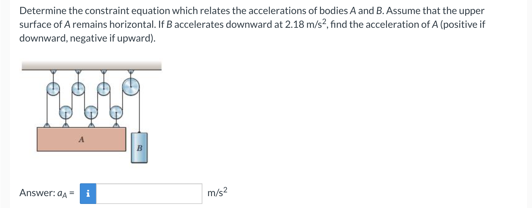 Solved Determine the constraint equation which relates the | Chegg.com