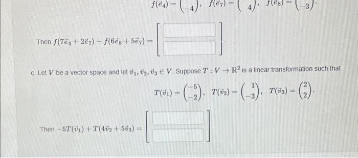 Solved a. Suppose f:R2→R3 is a linear transformation such | Chegg.com
