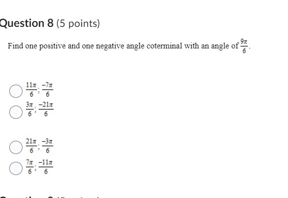 Solved Question 8 (5 ﻿points)Find one positive and one | Chegg.com