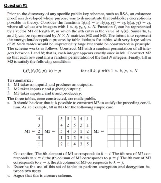 Solved Question \#1 Prior to the discovery of any specific | Chegg.com