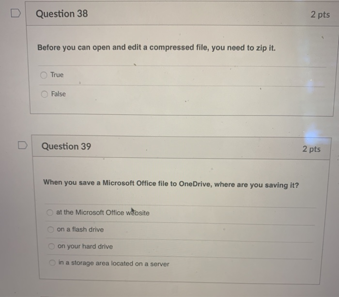 Solved Question 38 2 pts Before you can open and edit a | Chegg.com