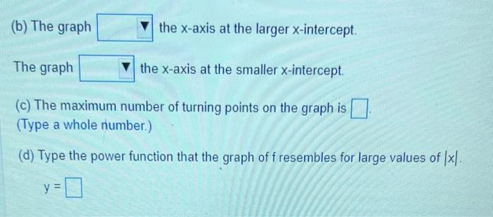 Solved For the polynomial function below: (a) List each real | Chegg.com
