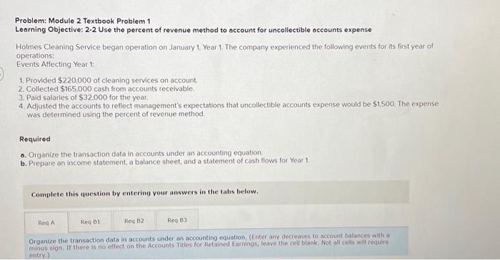 Solved Problem: Module 2 Textbook Problem 1 Learning | Chegg.com
