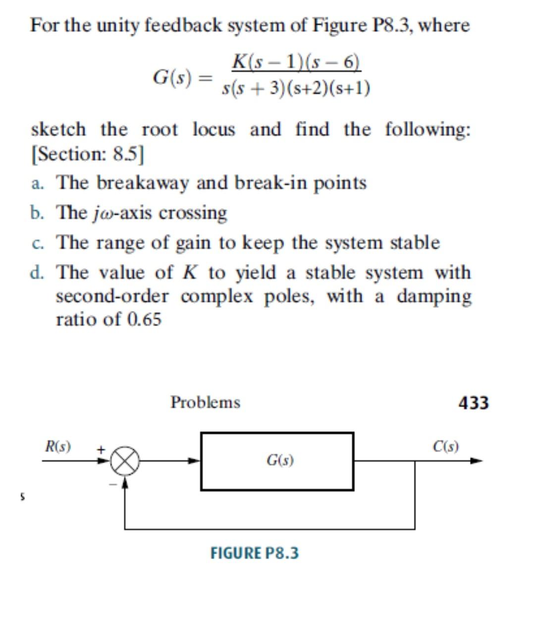 Solved Suppose The Unity Feedback System Shown In Fig - vrogue.co Solved Suppose The Unity Feedback System Shown In Fig - vrogue.co