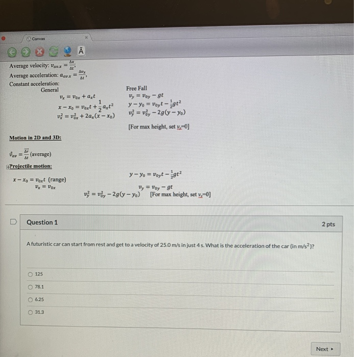 Solved Canvas Ax Average velocity: Vavx Average | Chegg.com