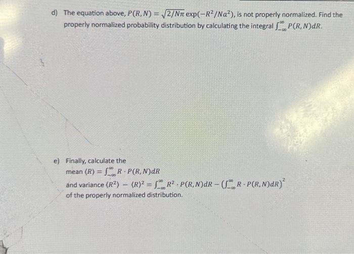Solved a) Warm up: Show that for a discrete 1D random walk | Chegg.com