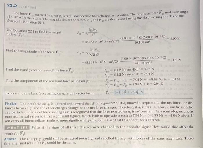 Solved Redo example 22.2 using values as given. As per | Chegg.com