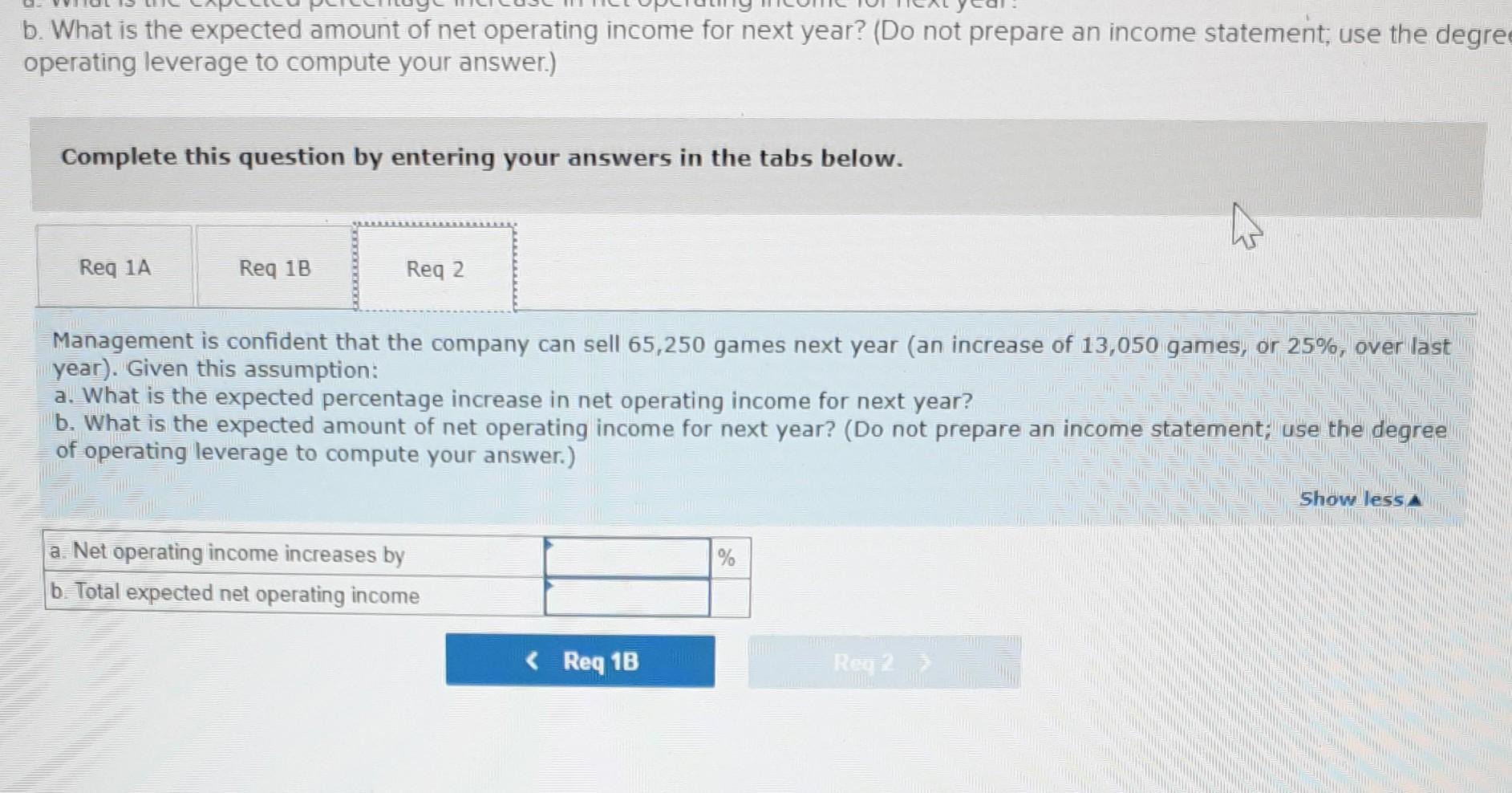 Solved Exercise 6-15 (Algo) Operating Leverage (LO6-1, | Chegg.com