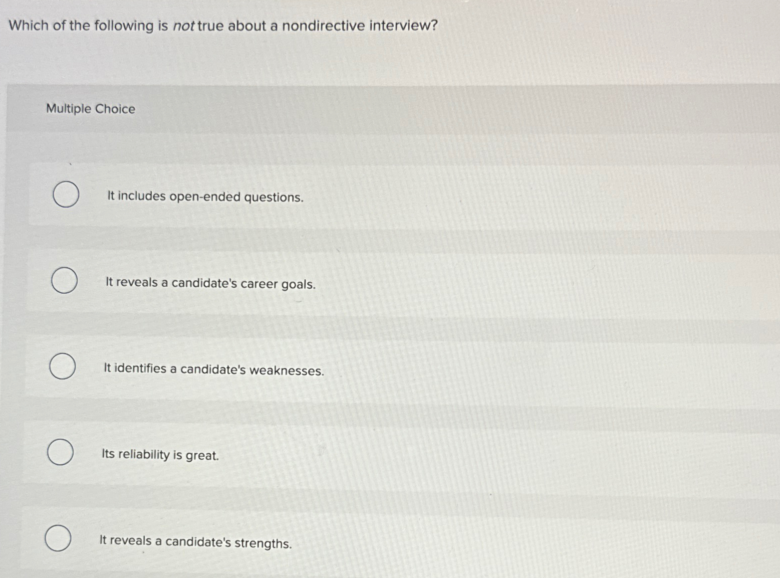 Solved Which of the following is not true about a | Chegg.com