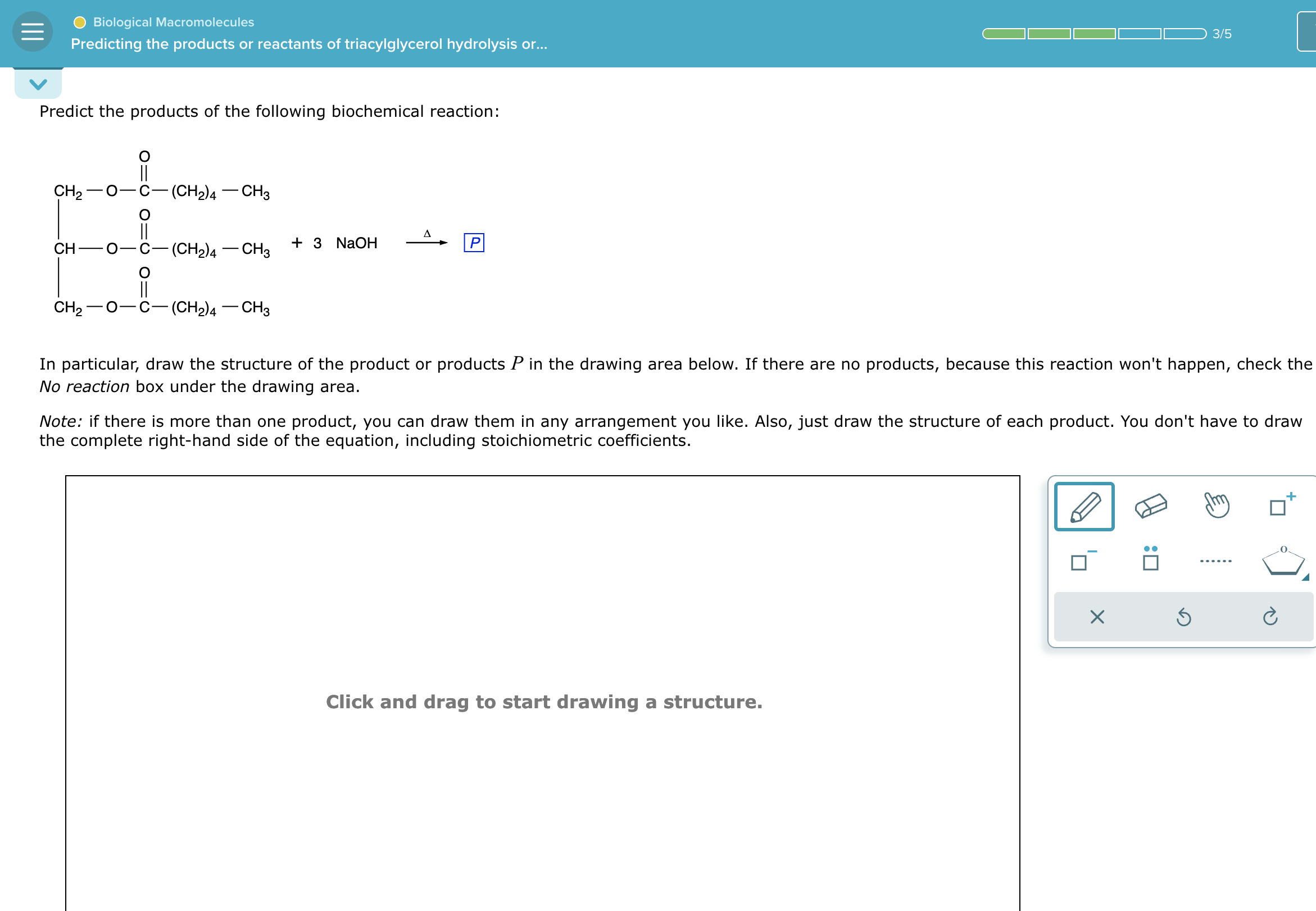 Solved Predict the products of the following biochemical | Chegg.com