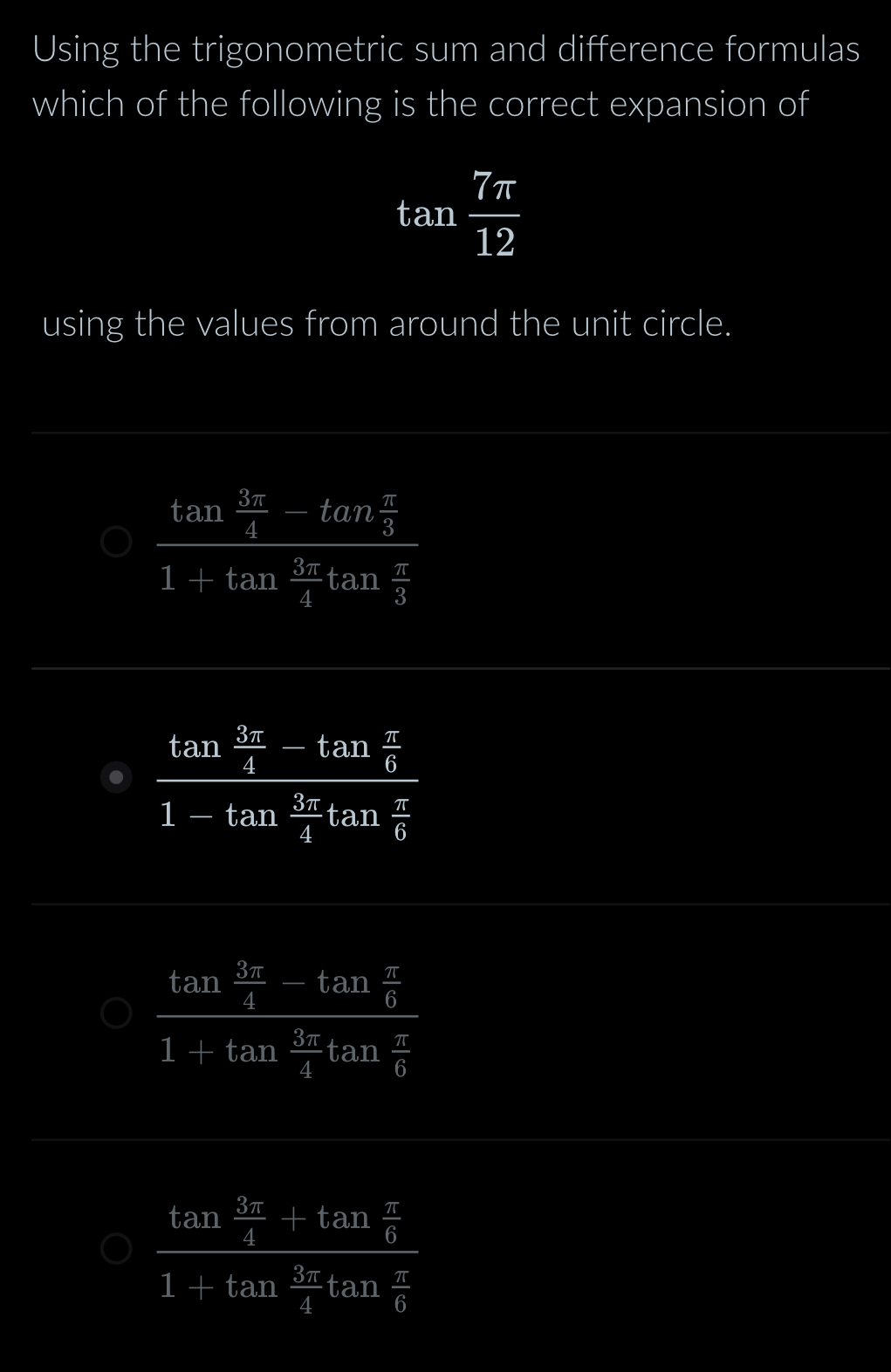 Solved Using the trigonometric sum and difference formulas | Chegg.com