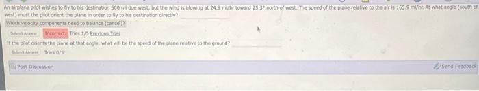 Solved vest) must the plot orlent the ptane in oreer to fly | Chegg.com