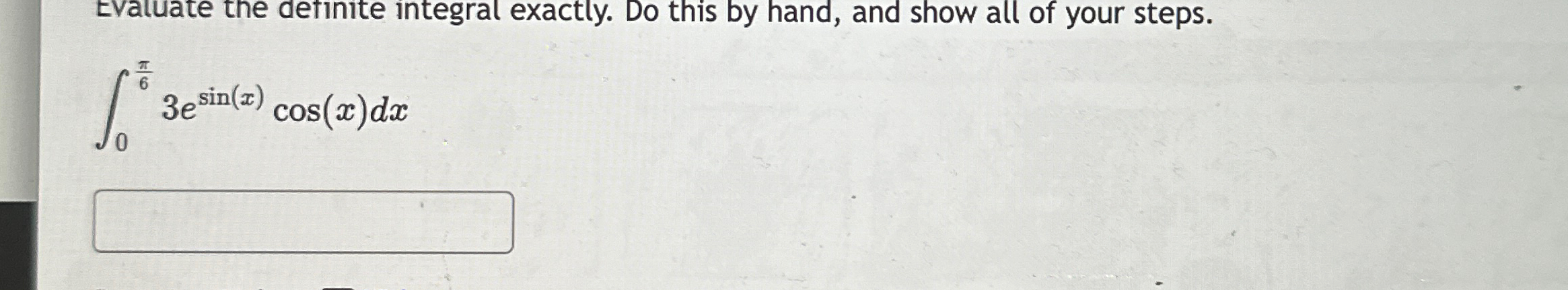 Solved Evaluate the definite integral exactly. Do this by | Chegg.com