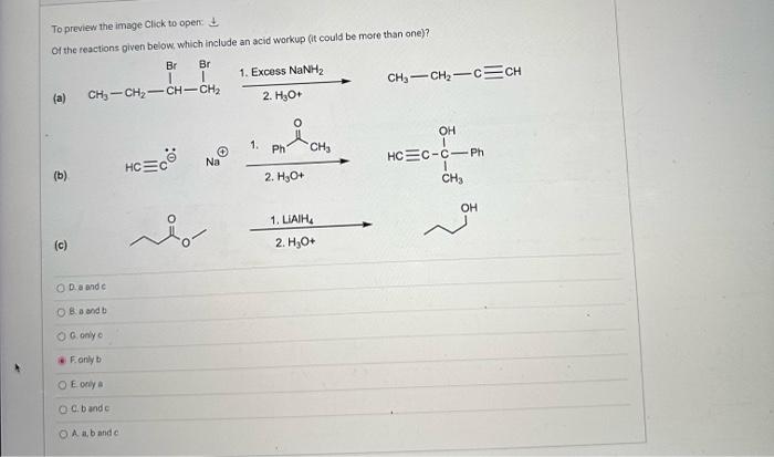 Solved Of the reactions given below, which include an acid | Chegg.com