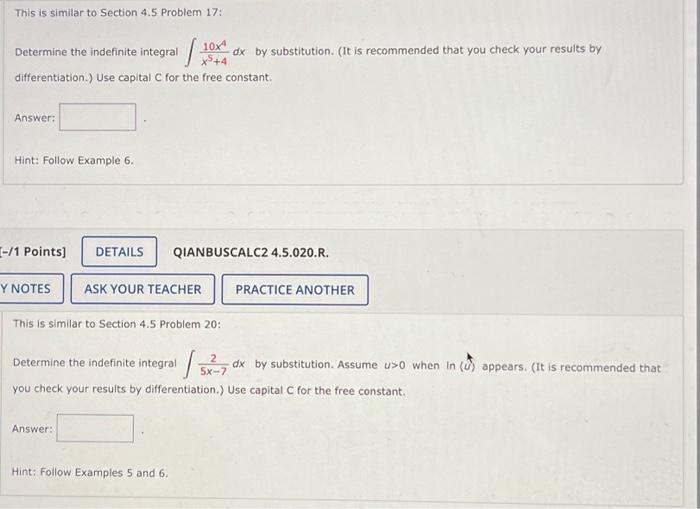 Solved This is similar to Section 4.5 Problem 17: Determine | Chegg.com