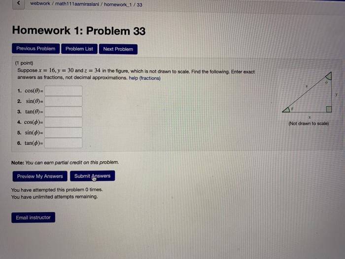 Solved Homework 1 Problem 32 Previous Problem Problem List 3300