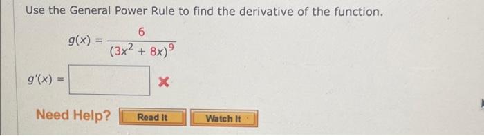 Solved Identify the inside function, u = g(x) and the | Chegg.com