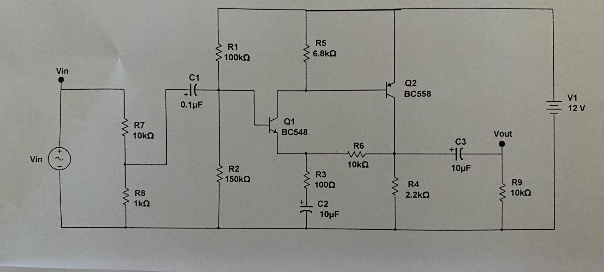 Solved Solve The Ac Circuit Analysis And Dc Circuit Analysis 8813