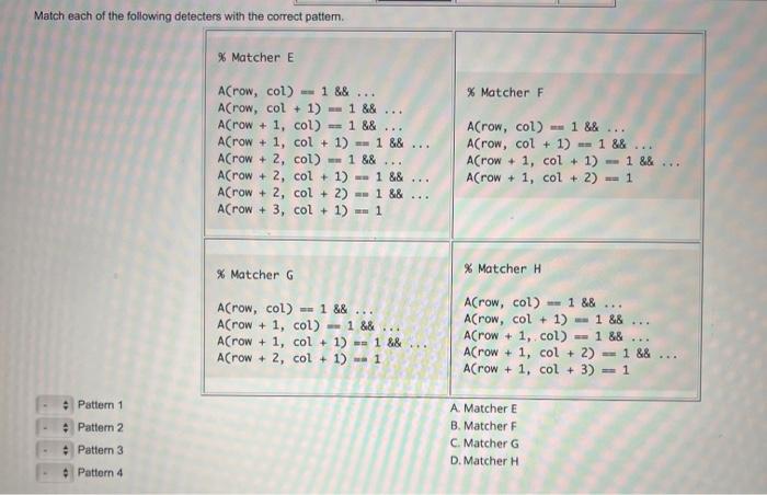 Solved A 3-by-3 pattern is defined by the 1 's shown below, | Chegg.com