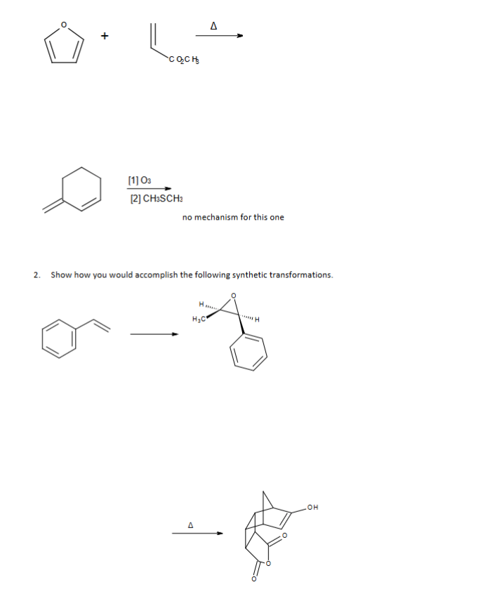Solved mechanism for this oneShow how you would accomplish | Chegg.com