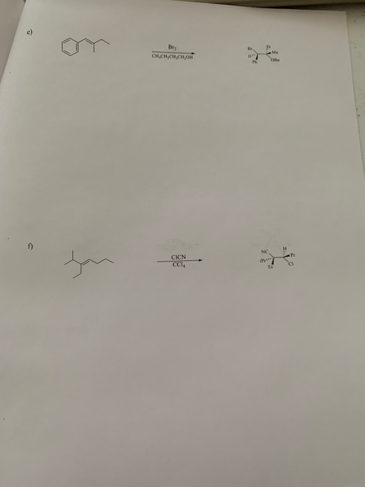 Solved directions: propose a complete, stepwise reaction | Chegg.com