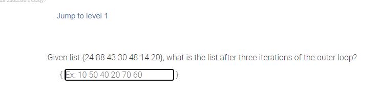 Solved Jump to level 1Given list {24 8843304814 20}, what | Chegg.com Solved Jump to level 1Given list {24 8843304814 20}, what | Chegg.com