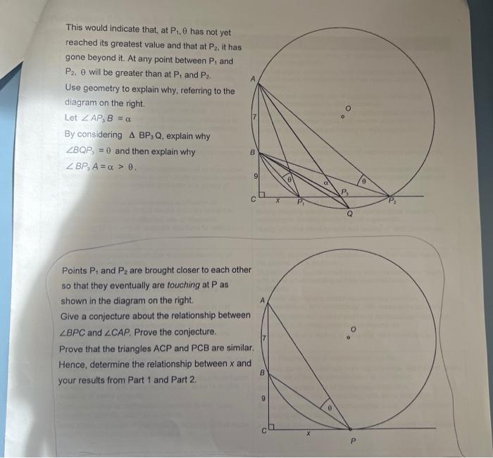 Solved TRIGONOMETRY INVESTIGATION A tower, 7m high, stands | Chegg.com