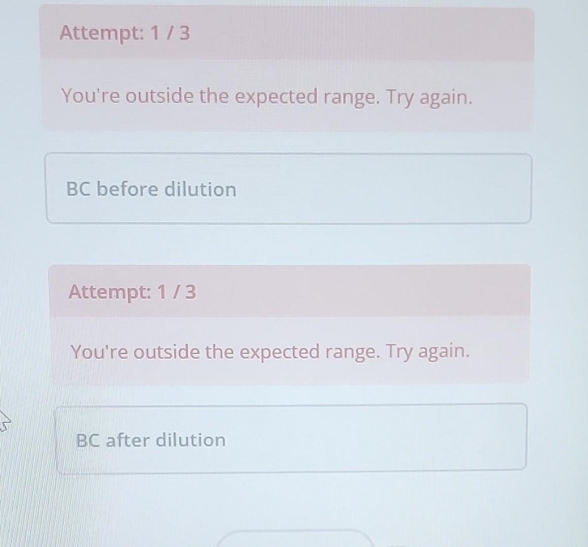Solved BC=π⋅A1+CB12.3 calculate the buffer capacity (BC) of | Chegg.com