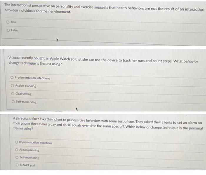 Solved The interactionist perspective on personality and | Chegg.com