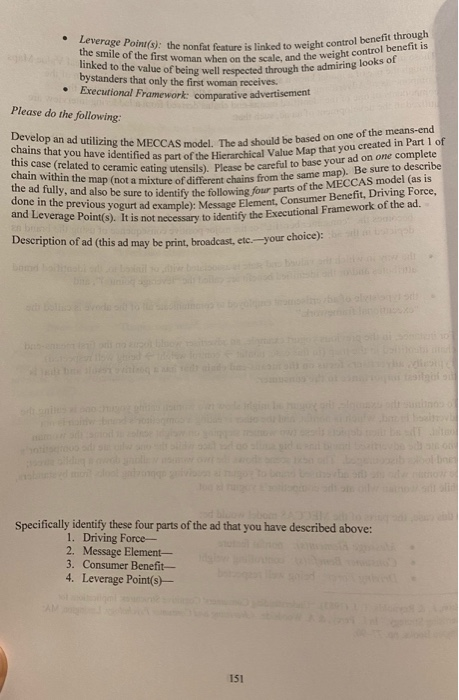 31. Laddering Interviews and Means-End Analysis If | Chegg.com