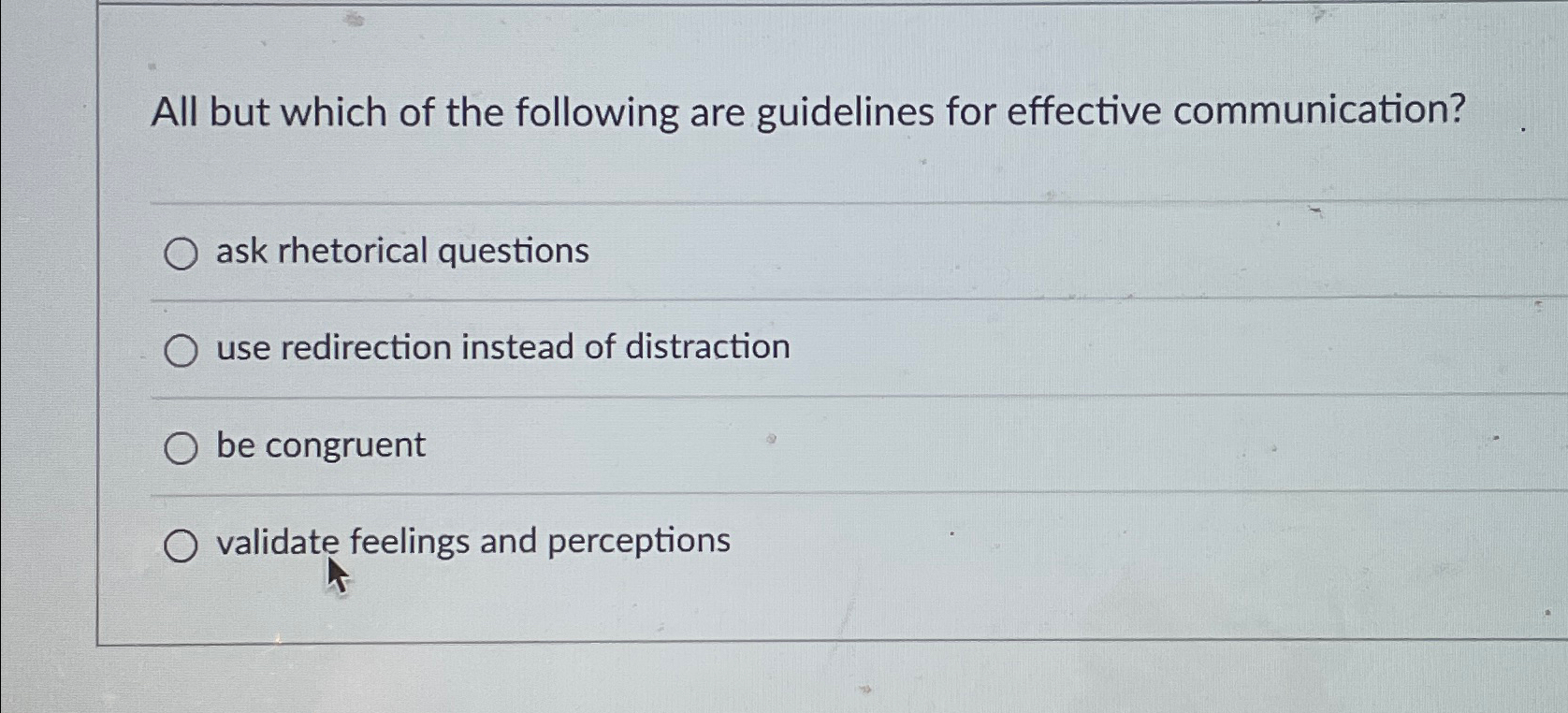 Solved All but which of the following are guidelines for | Chegg.com