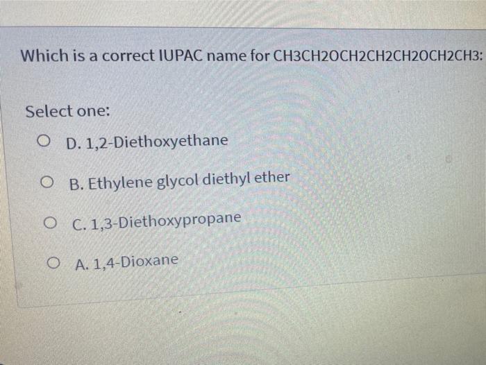 Solved Which is a correct IUPAC name for | Chegg.com