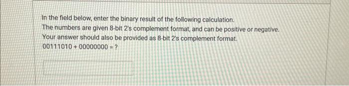 Solved What indicates a positive number in the two's | Chegg.com
