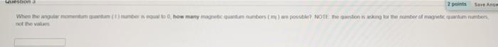 Solved When the angular momentum quantum (number is equal to | Chegg.com