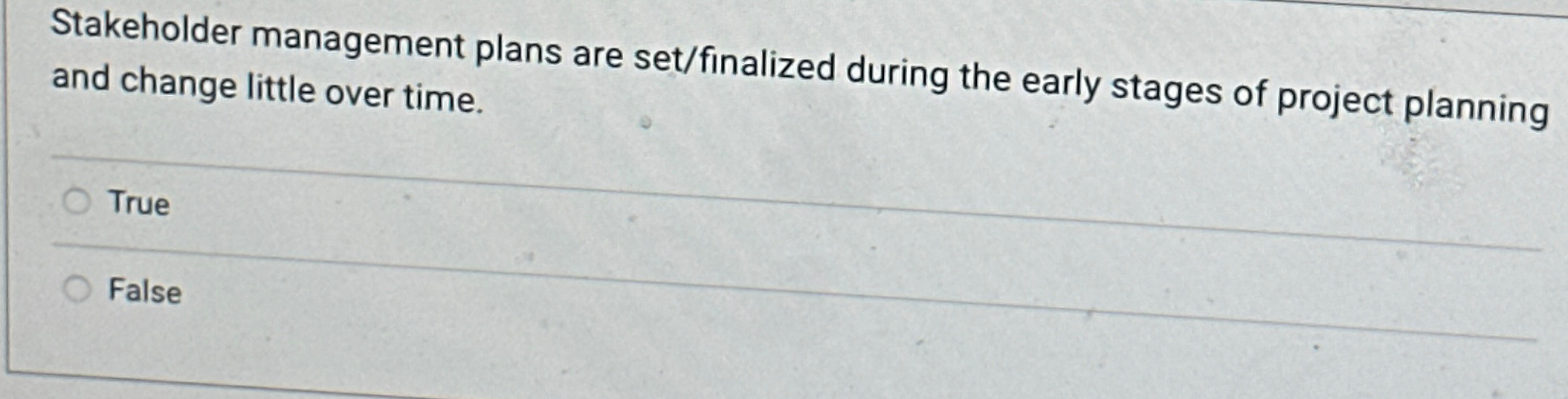 Solved Stakeholder Management Plans Are Setfinalized During 6977