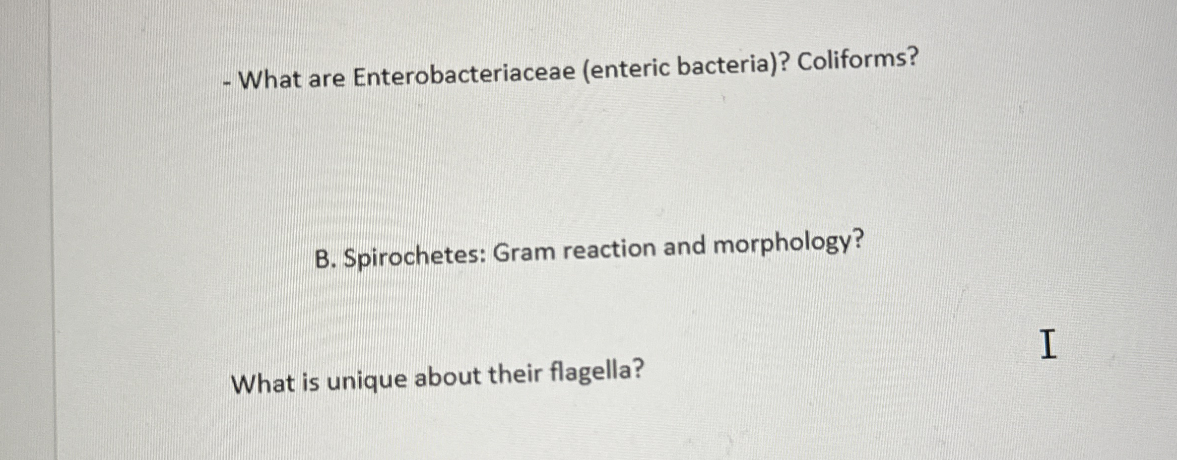 Solved -What are Enterobacteriaceae (enteric bacteria)? | Chegg.com