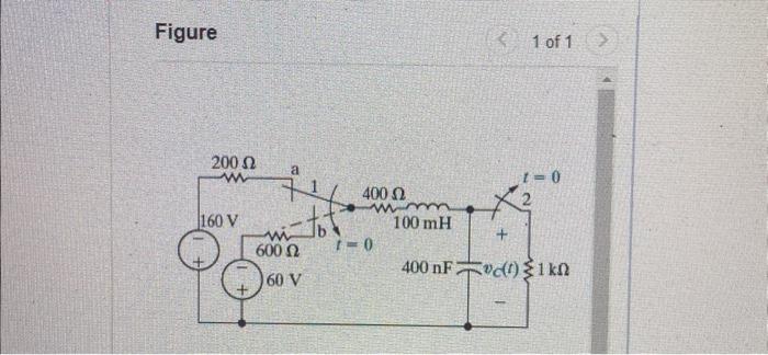 Solved The two switches in the circuit seen in (Figure. 1) | Chegg.com
