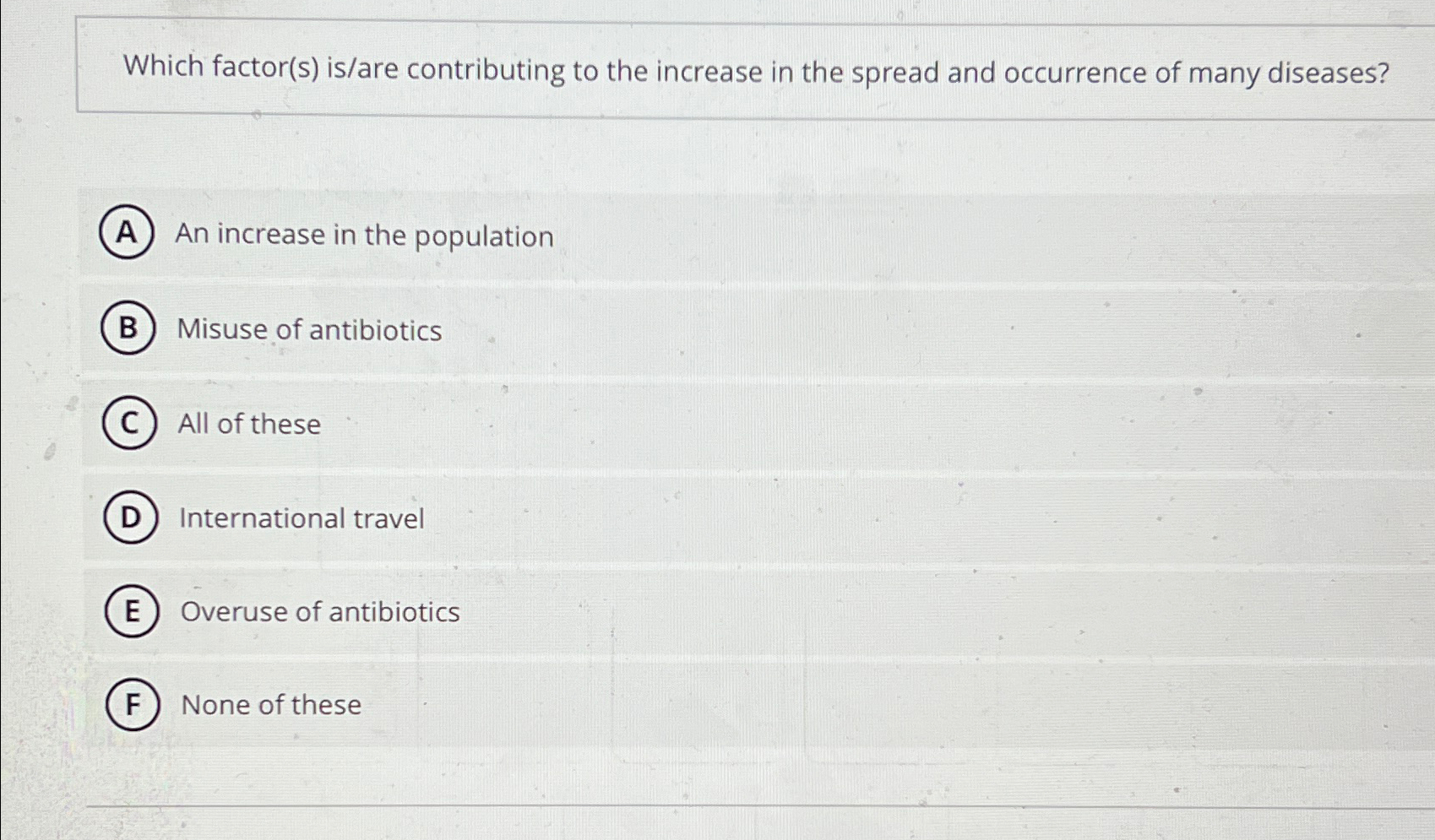 Solved Which factor(s) ﻿is/are contributing to the increase | Chegg.com