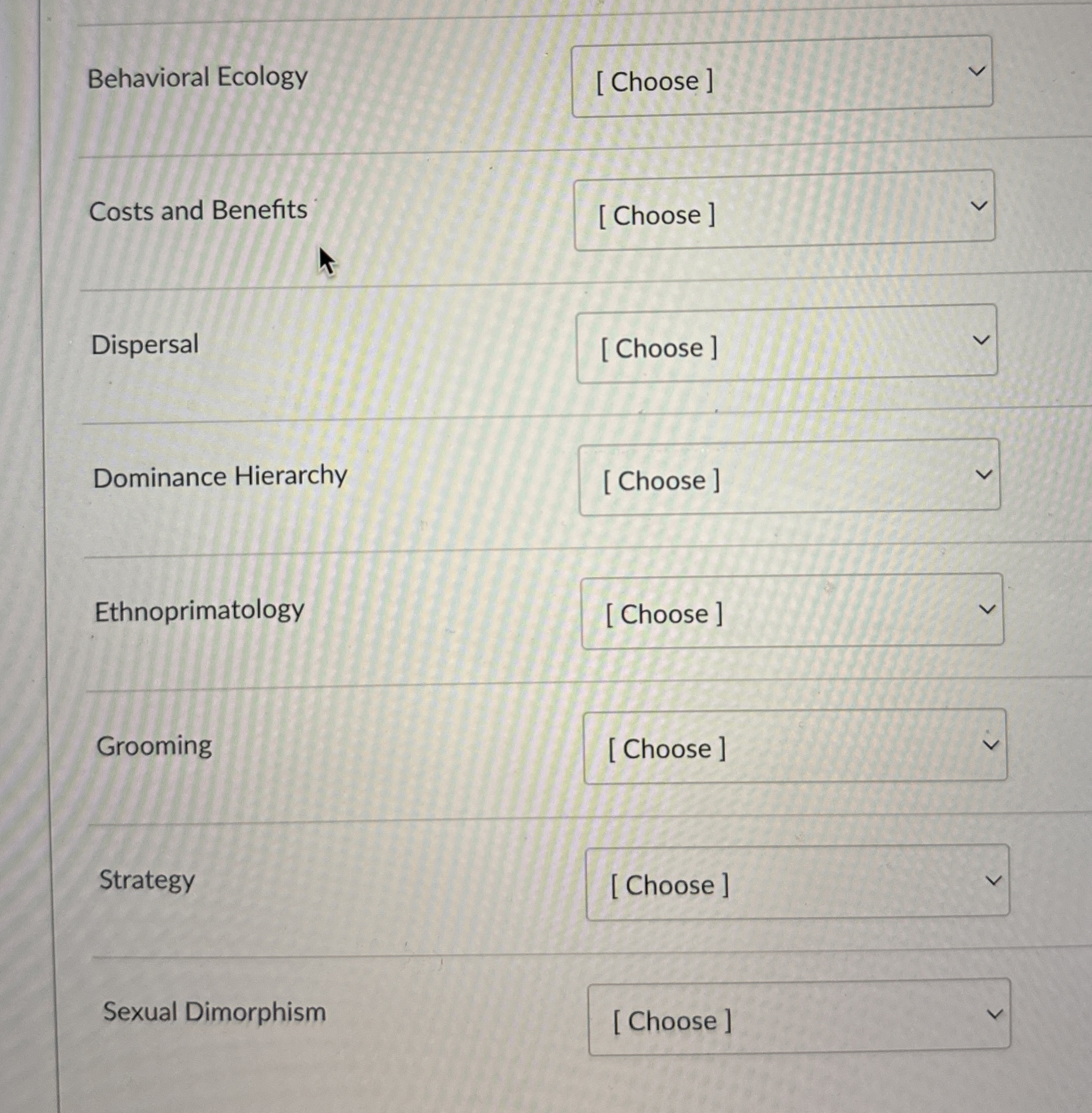 Solved Behavioral EcologyCosts and | Chegg.com