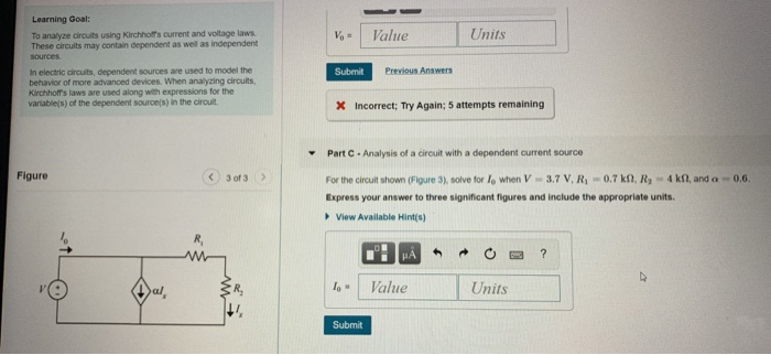 Solved Introduction to Circuits Learning Goal: Part B - | Chegg.com
