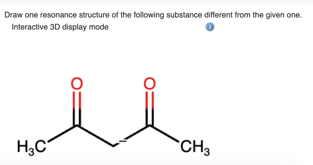 Solved Draw one resonance structure of the following | Chegg.com