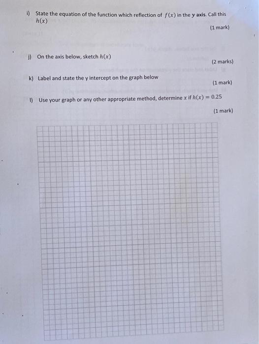 Solved On the axis below: a) Draw an example of a function | Chegg.com