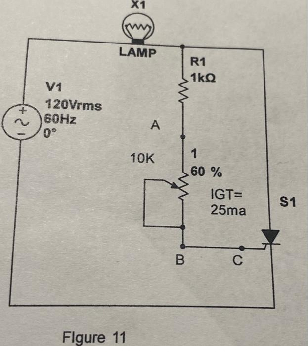 Solved Flgure 1170. The SCR will trigger at what voltage, if | Chegg.com Solved Flgure 1170. The SCR will trigger at what voltage, if | Chegg.com