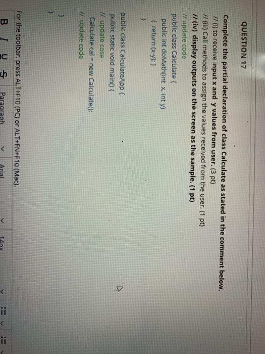 Solved In OOP, private, static, final, protected and public | Chegg.com