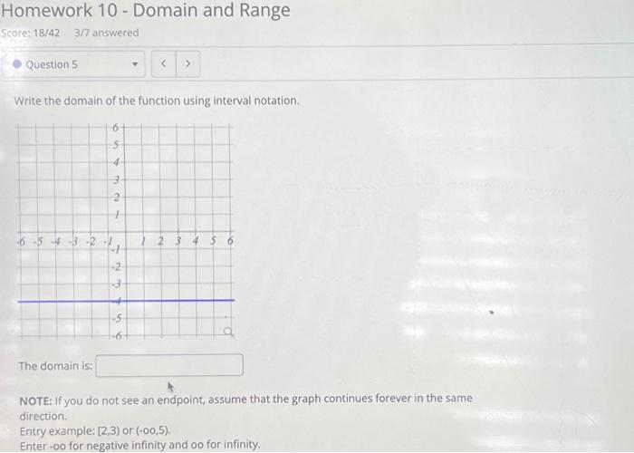 Solved Write The Domain Of The Function Using Interval